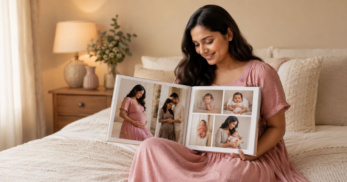 Maternity to Milestone: Custom Baby Photo Album India